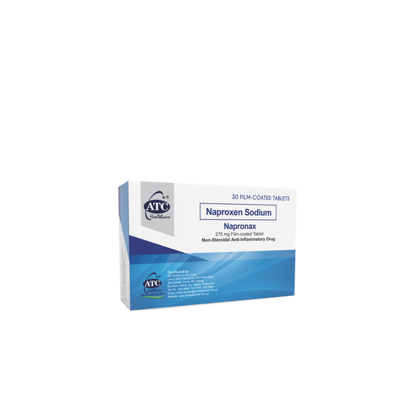 NAPRONAX Naproxen Sodium 275mg Film-Coated Tablet 30's price in the ...